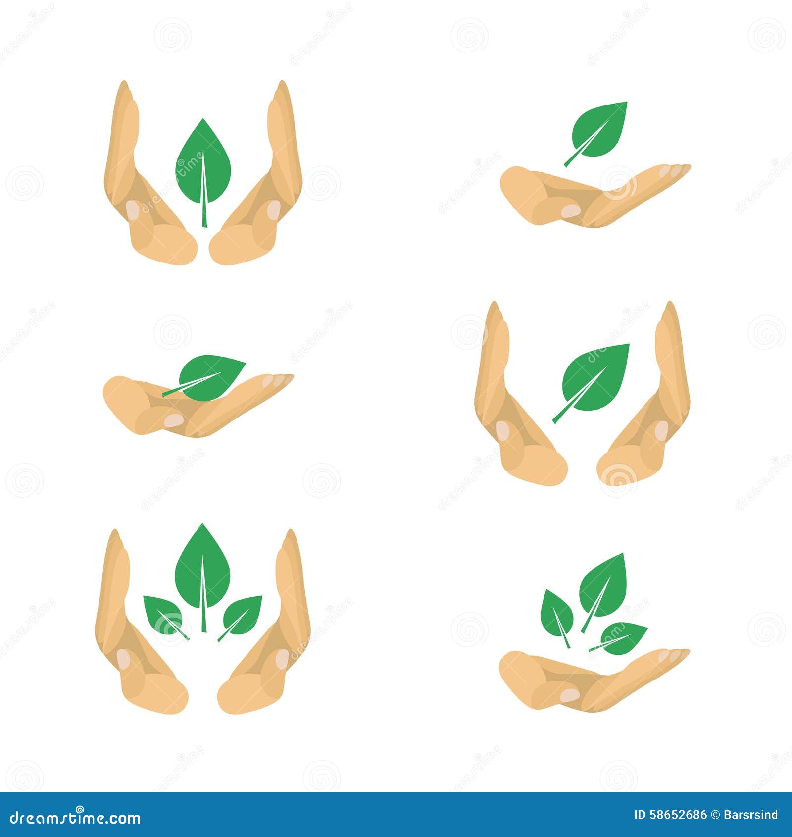 Vector Variants of Ecology Protection Symbols for Poster Stock ...