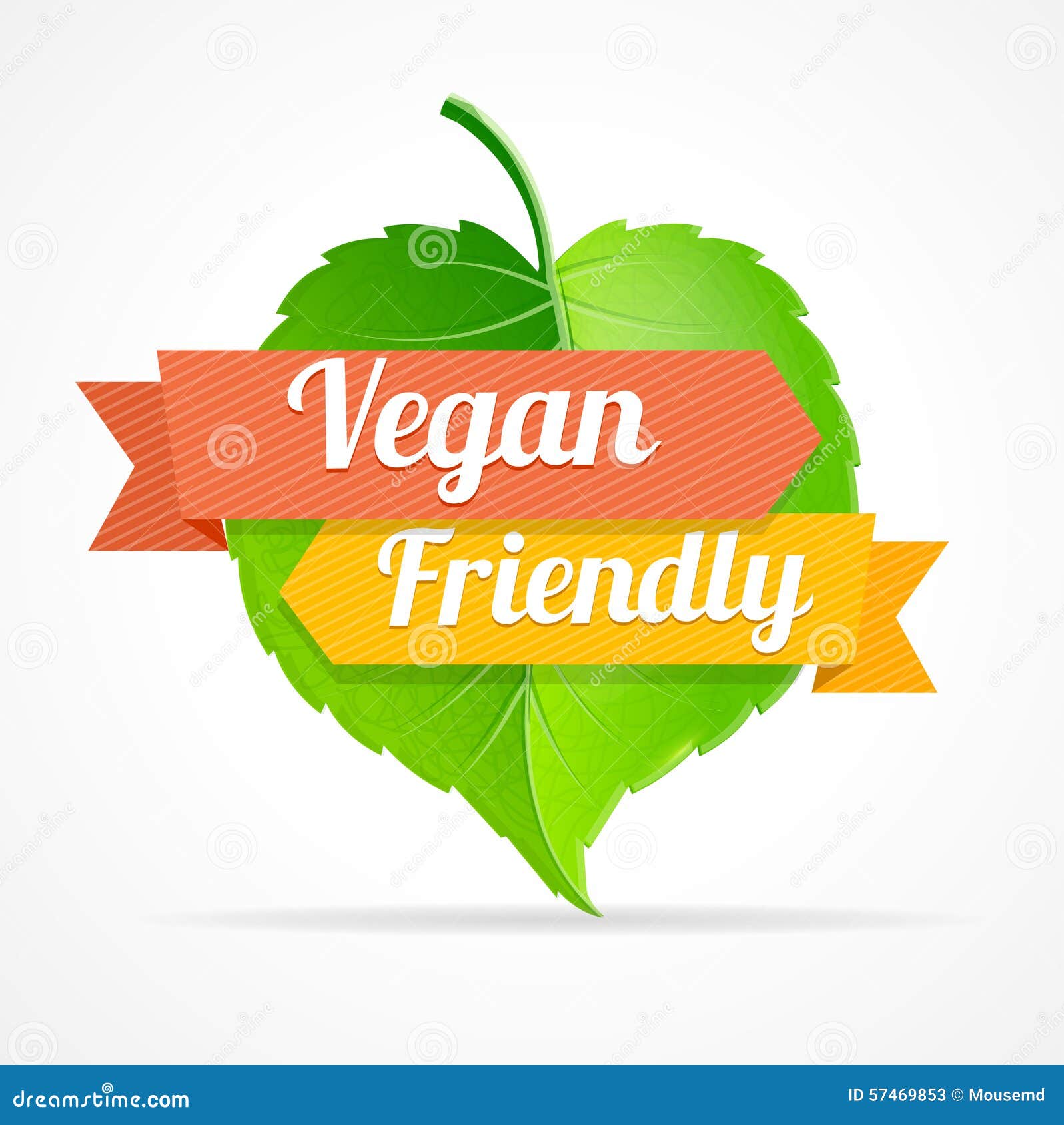 Vector Vegan Friendly Label Stock Vector - Illustration of label ...