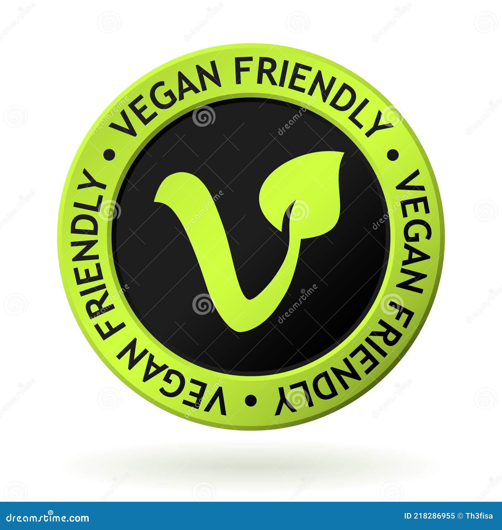 Go Vegan Friendly Symbol Typography Eco Vector Logo. Vegan Badge ...