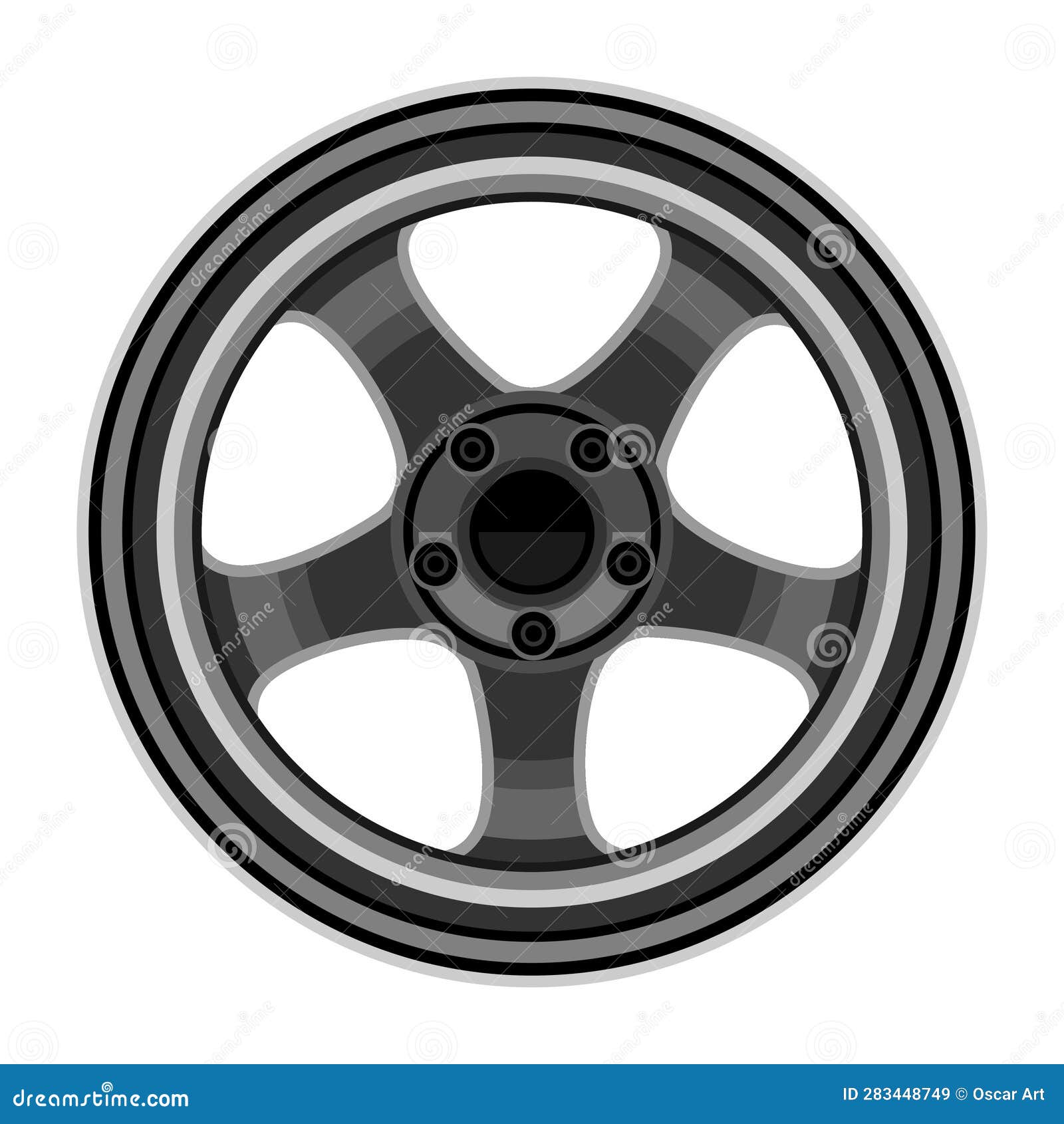 Vector velg 014 stock vector. Illustration of bumper - 283448749