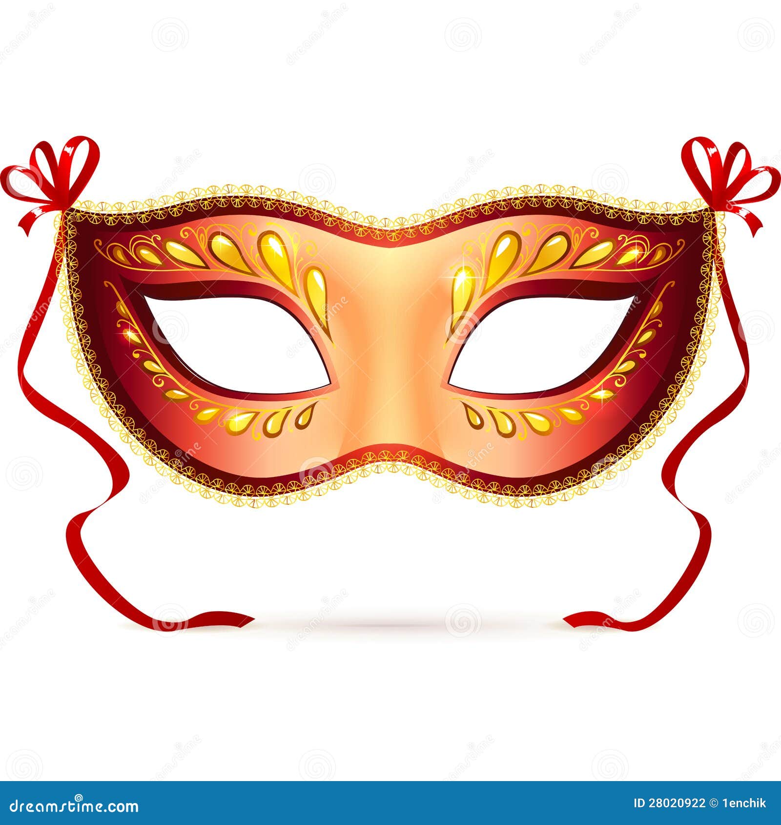 Vector Venitian Carnaval Masker Vector Illustratie - Illustration of ...