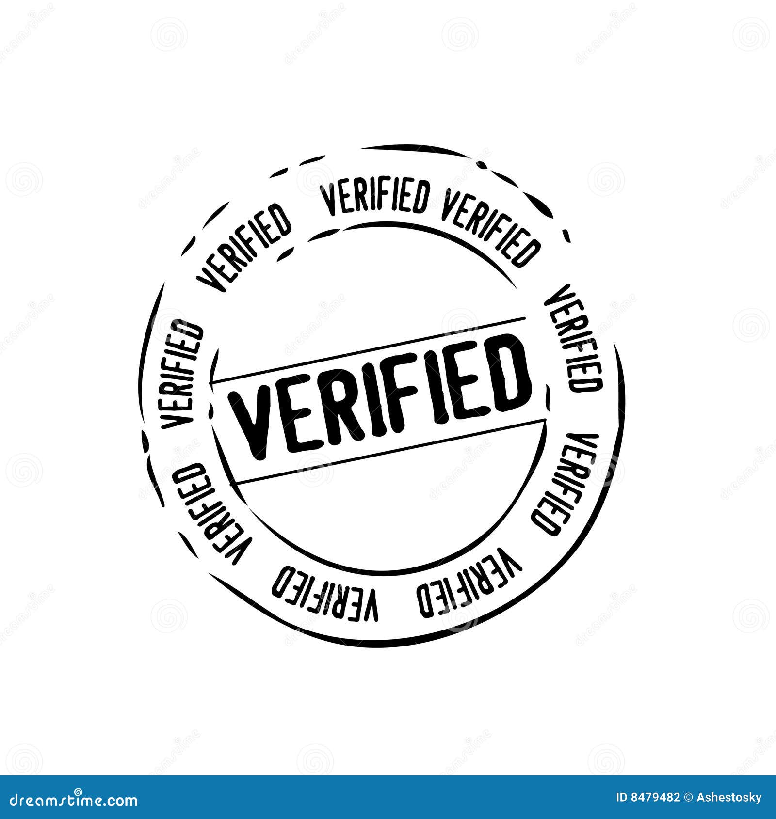 Vector Verificado Del Sello De Correo Ilustración del Vector ...