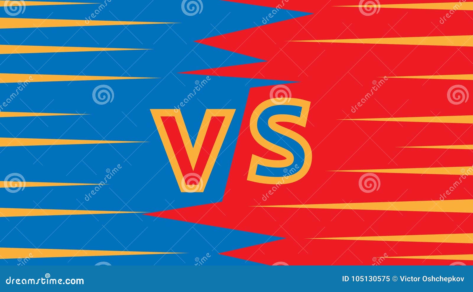 Vector versus illustration stock vector. Illustration of compare ...