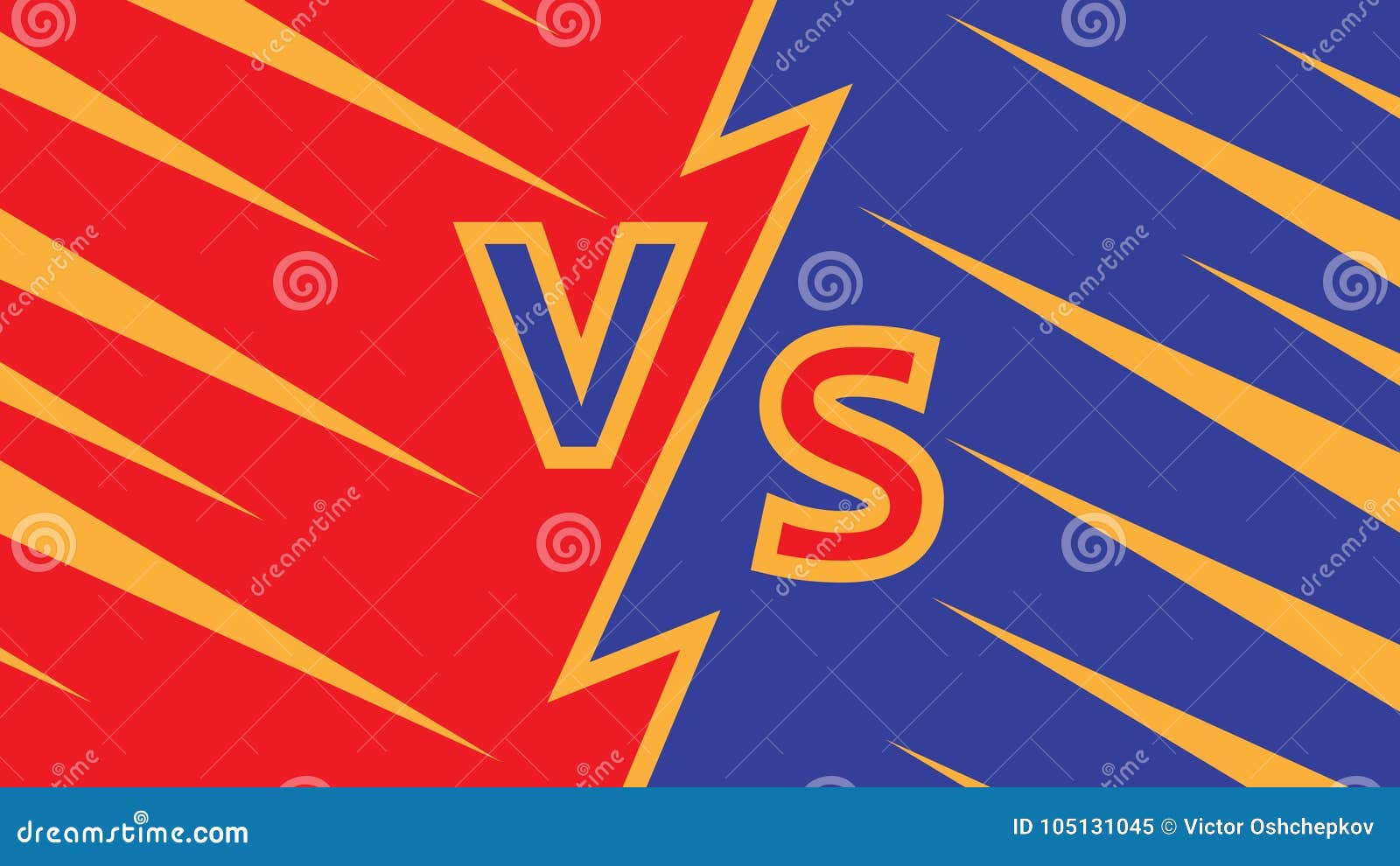Vector versus illustration stock vector. Illustration of compare ...