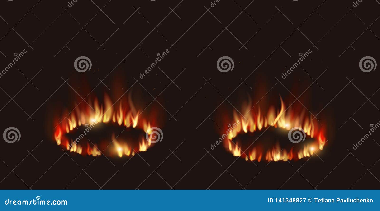 Vector Versus Screen with Fire Flames Stock Vector - Illustration of ...