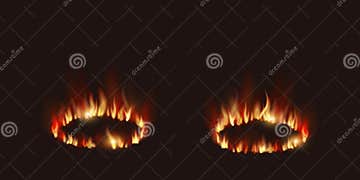 Vector Versus Screen with Fire Flames Stock Vector - Illustration of ...