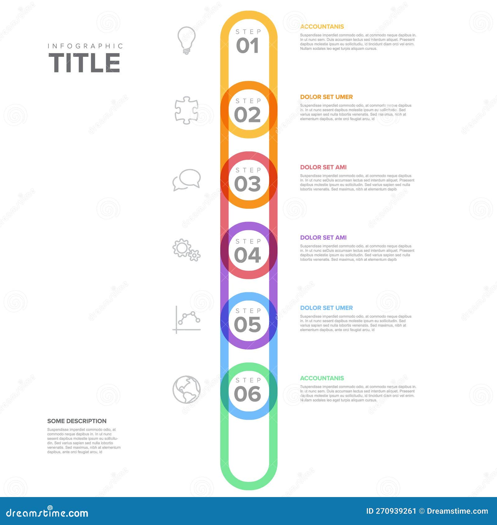 Vertical Progress, Level Indicators. Symbols To Show Progression ...