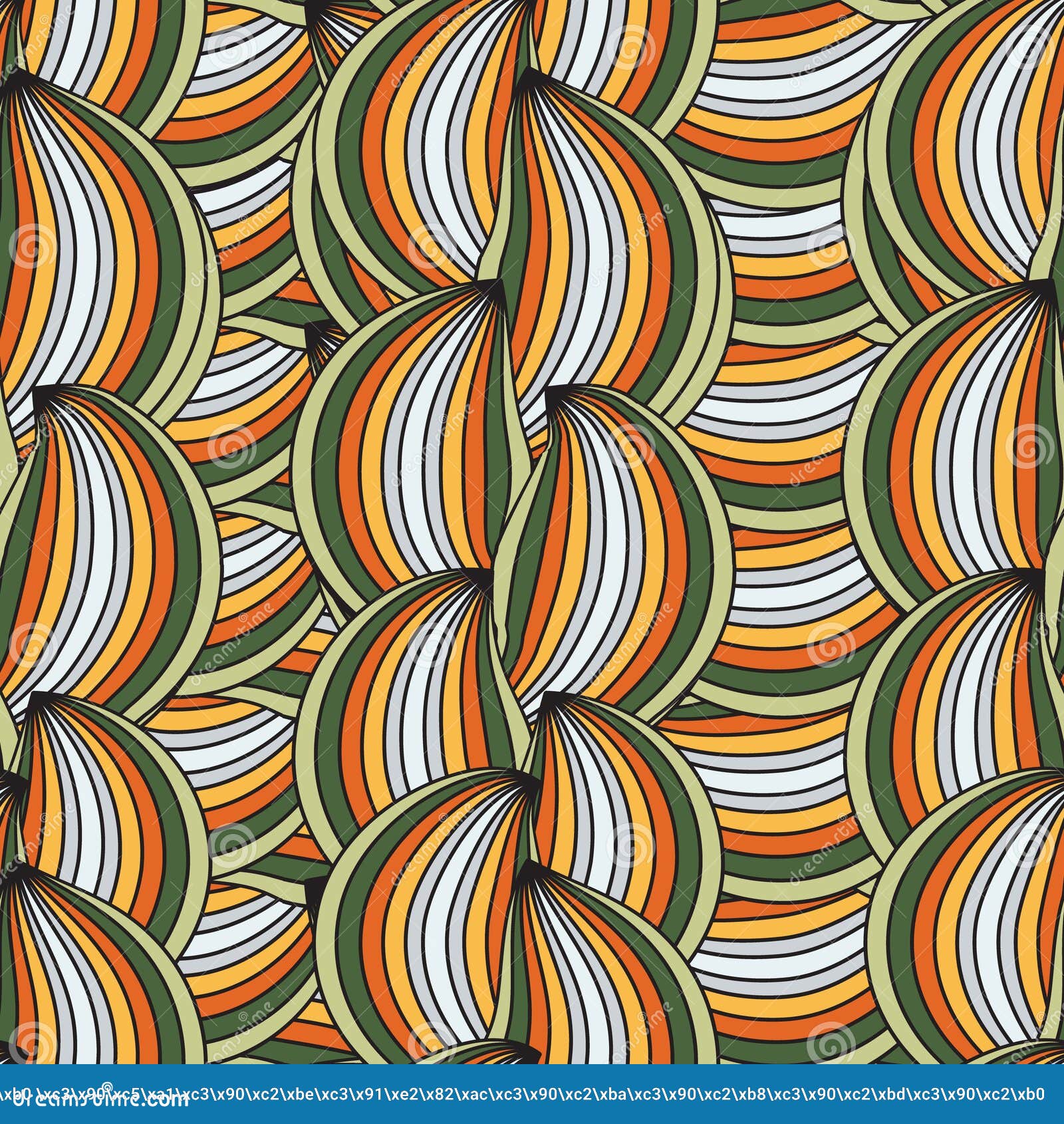 Vector Vertical Seamless Texture with Waves Stock Vector - Illustration ...