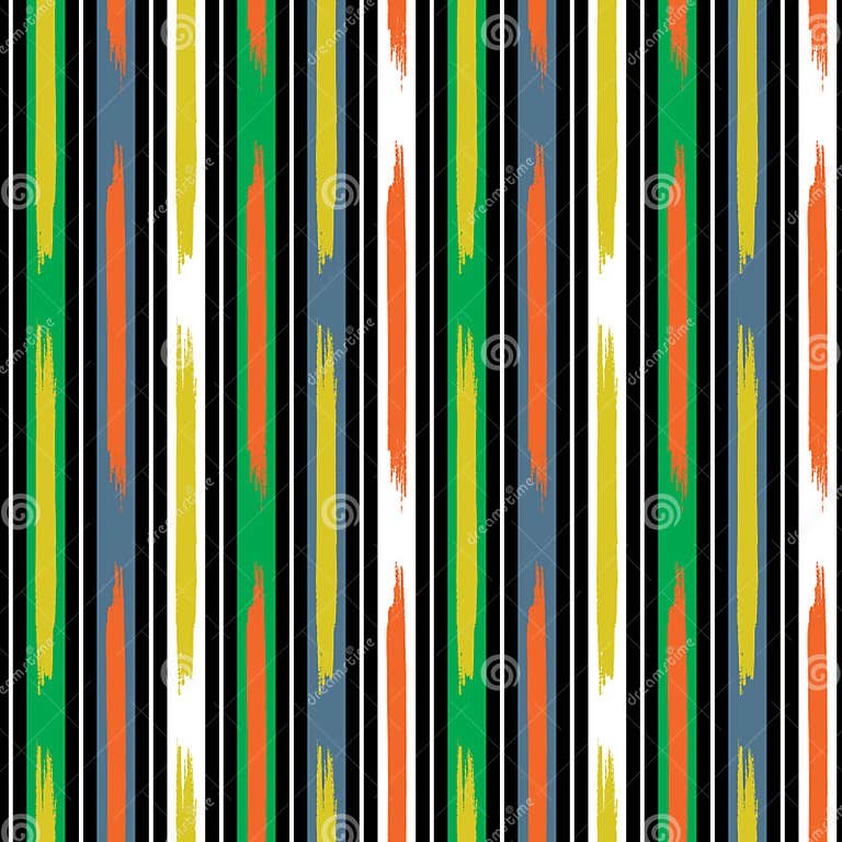 Vector Vertical Striped Repeat Seamless Pattern Background. Stock ...