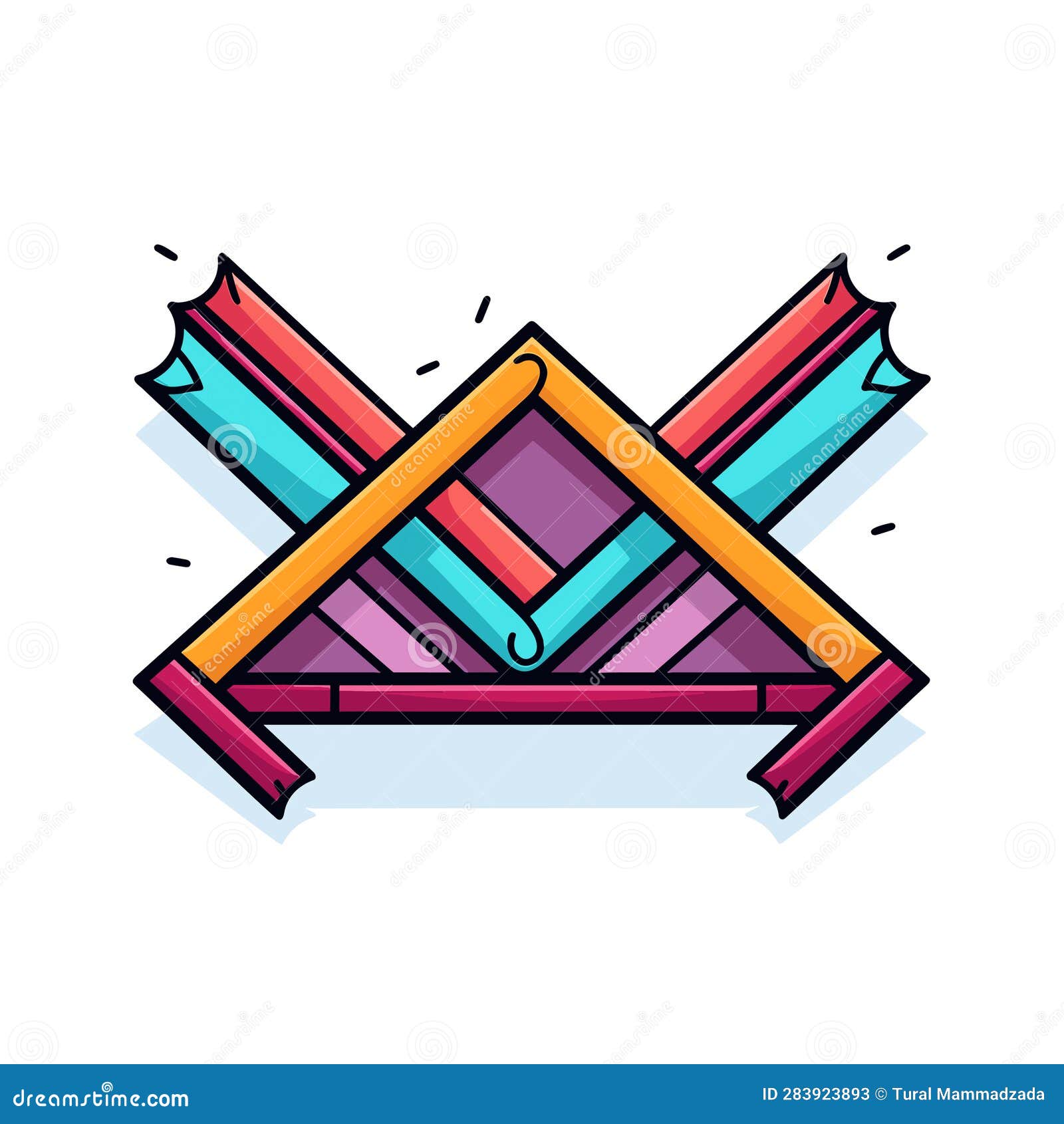 Vector of a Vibrant and Modern Logo Design for a Dynamic Company Stock ...
