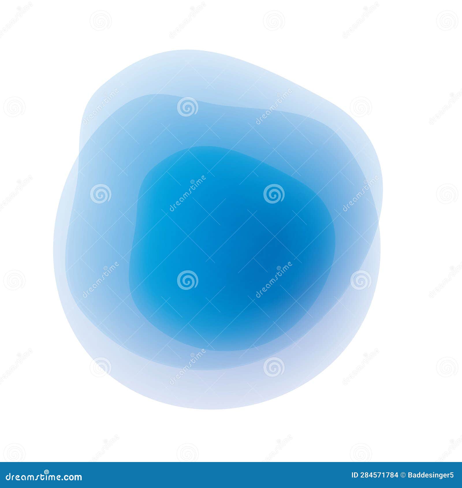 Vector Vibrant Shapes with Blue Colors Stock Vector - Illustration of ...