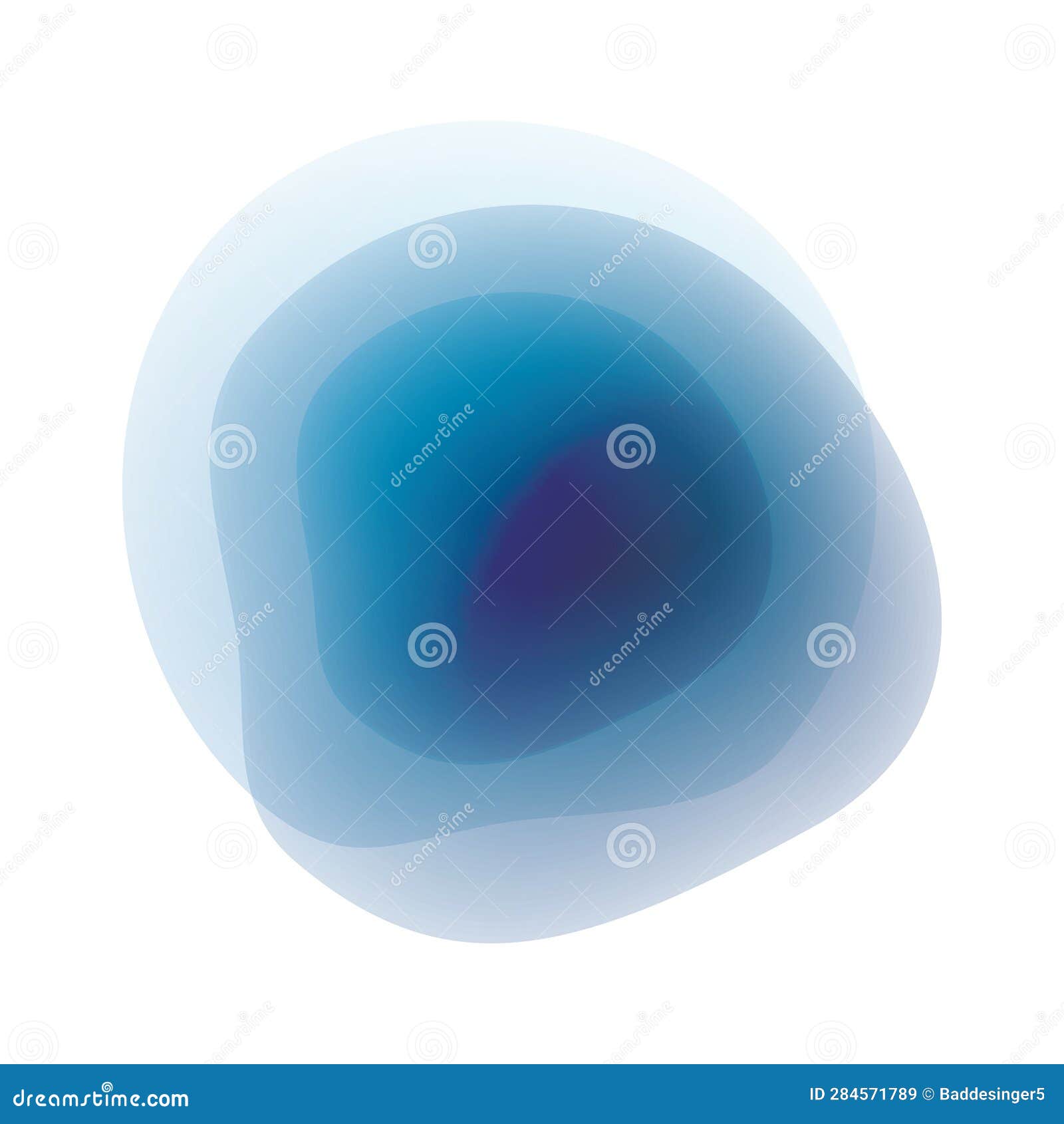 Vector Vibrant Shapes With Blue Colors | CartoonDealer.com #284571789