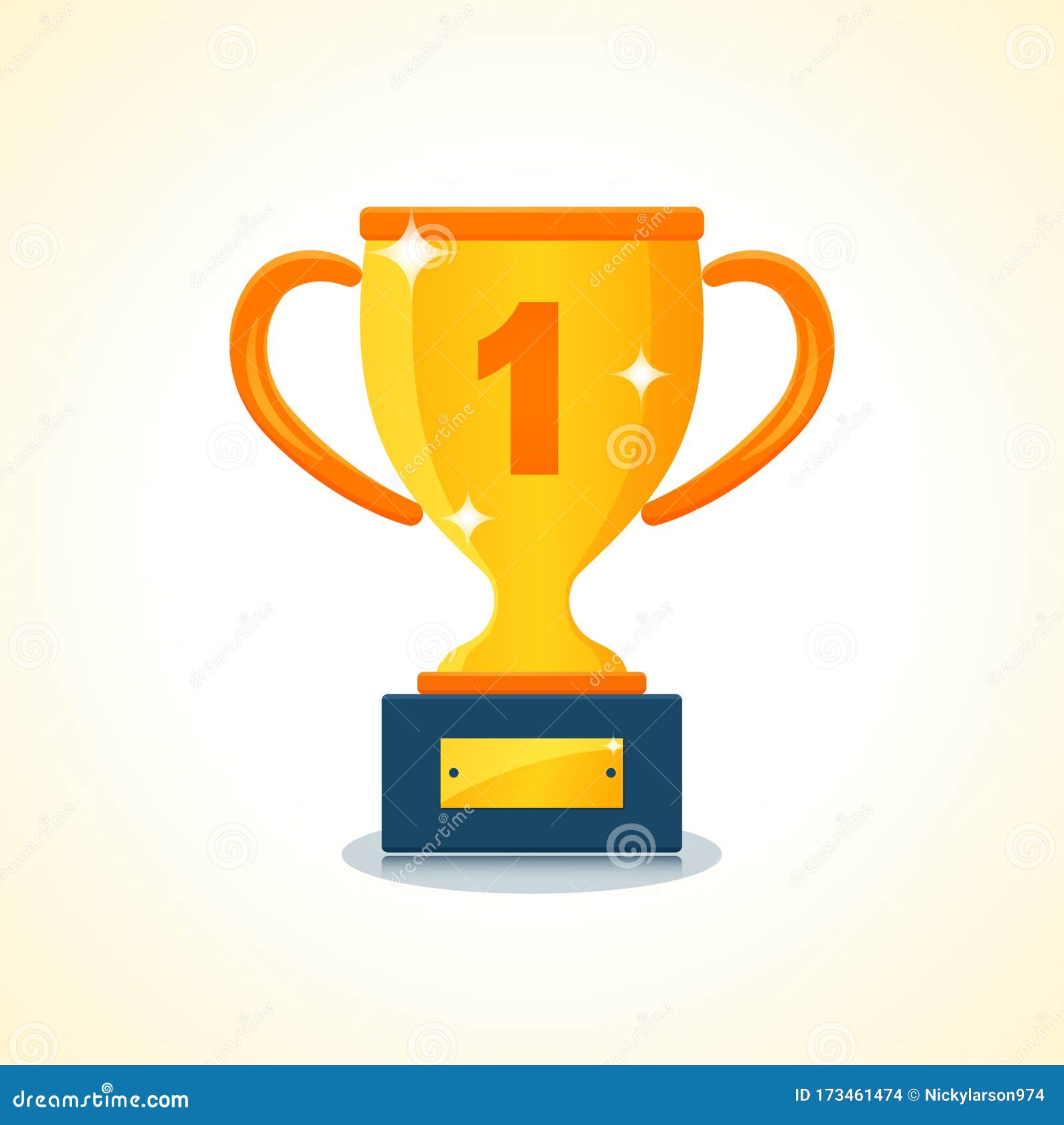 Vector Victory Cup Trophy Symbol Stock Vector - Illustration of game ...