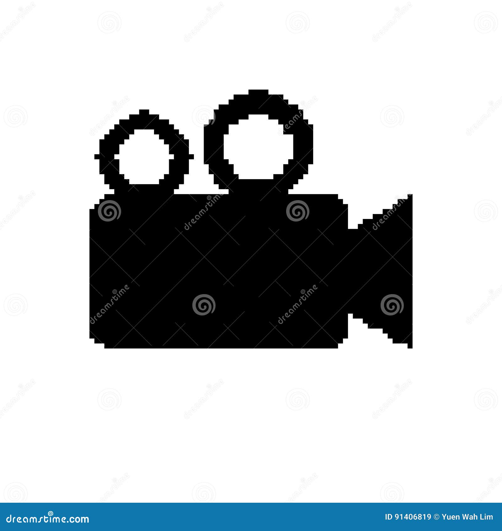 Vector of Video Camera Icon 8 Bit Pixel. EPS8 . Stock Vector ...