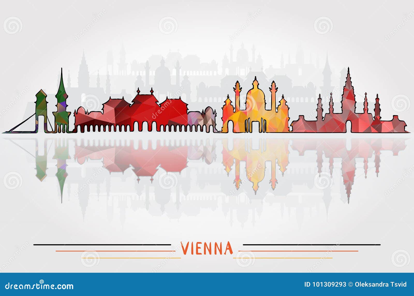 Vienna City Map With Hand-drawn Architecture Icons Cartoon Vector ...