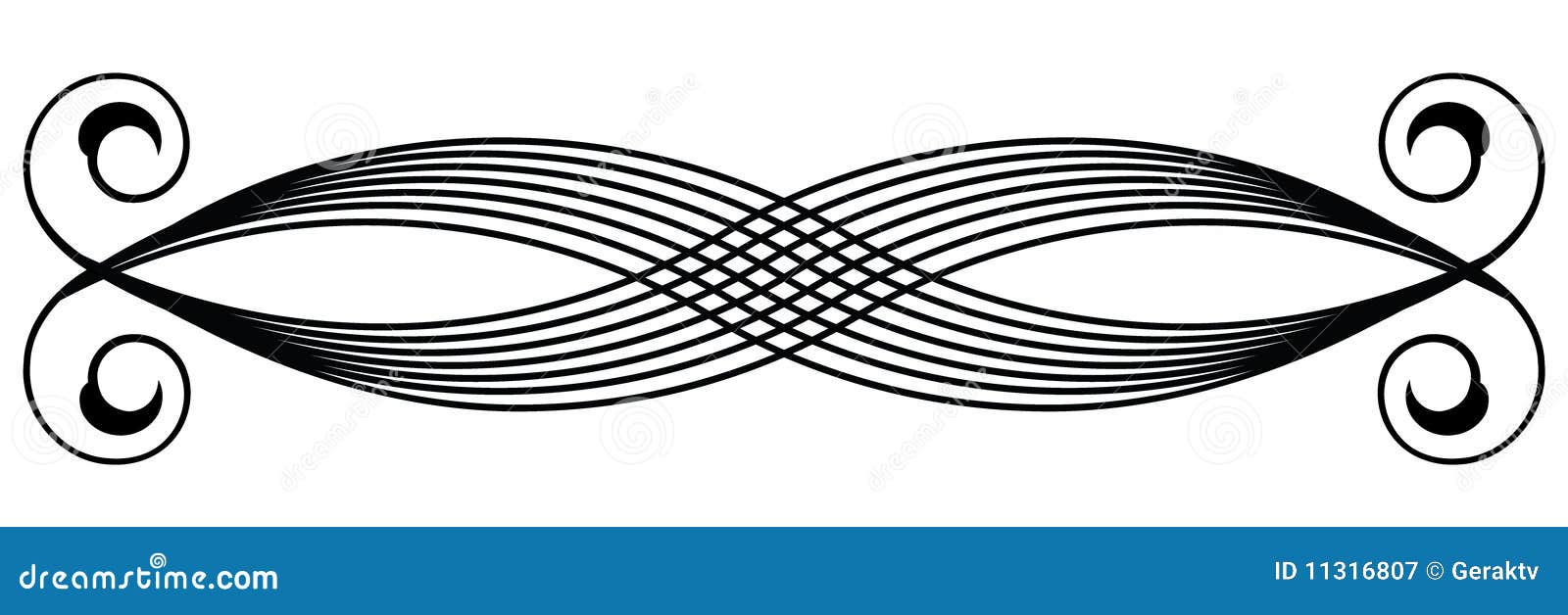 Vector vignette on white stock vector. Illustration of banner - 11316807