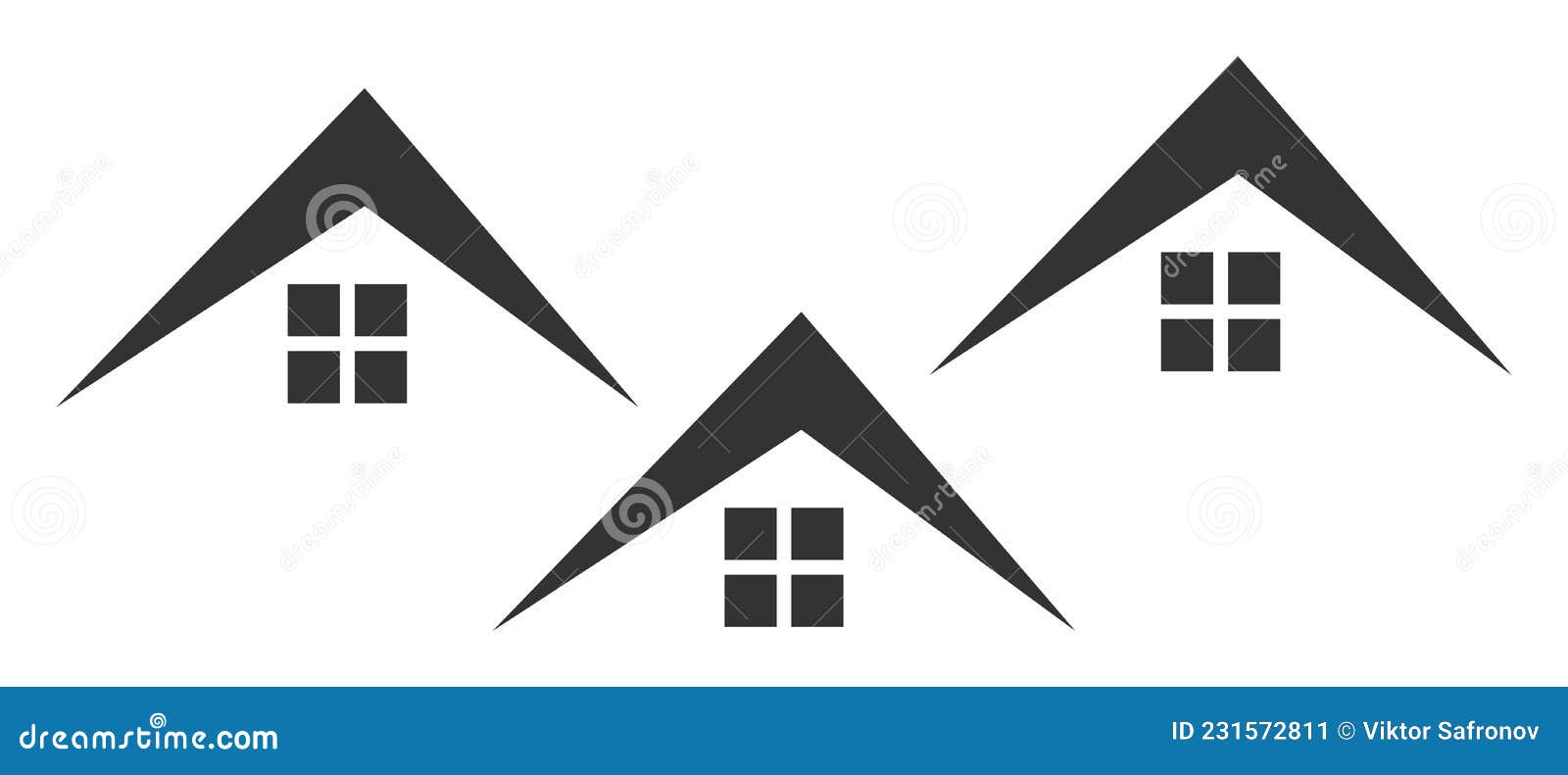Vector Village Flat Icon Symbol Stock Vector - Illustration of farm ...