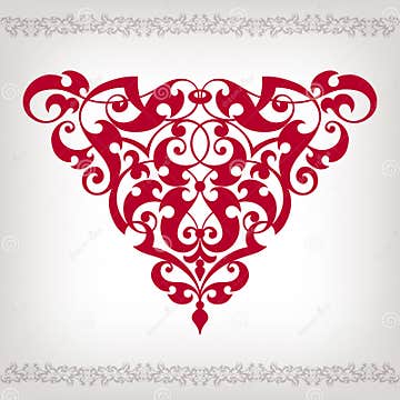 Vector Vintage Baroque Frame Corner Ornate Stock Vector - Illustration ...