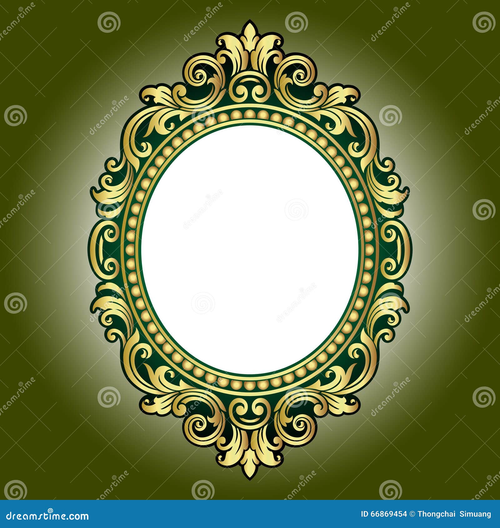 Vector Vintage Border Frame Engraving with Retro Ornament Vector Stock ...