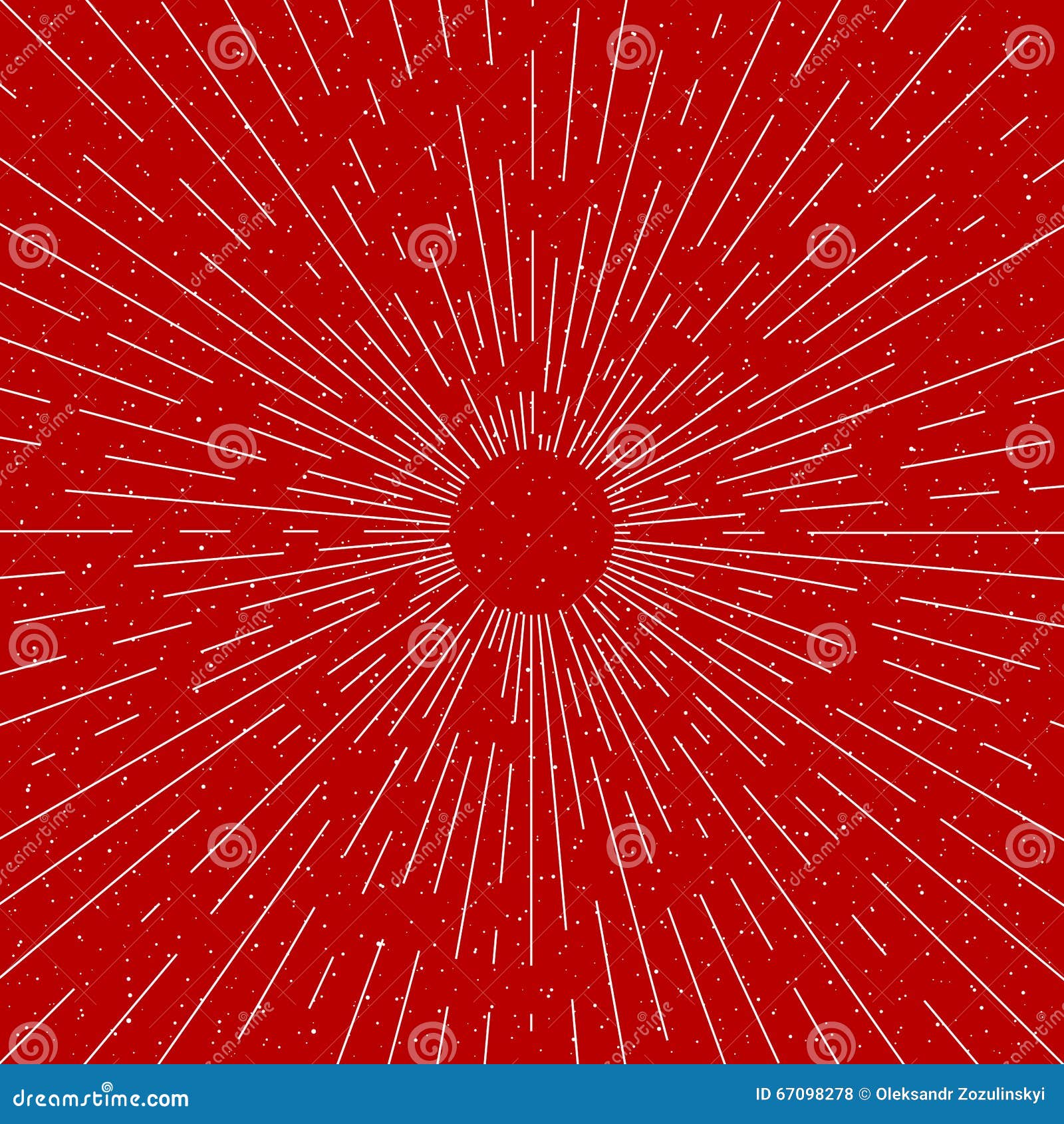 Vector Vintage Bursting Rays - Design Elements Stock Vector ...