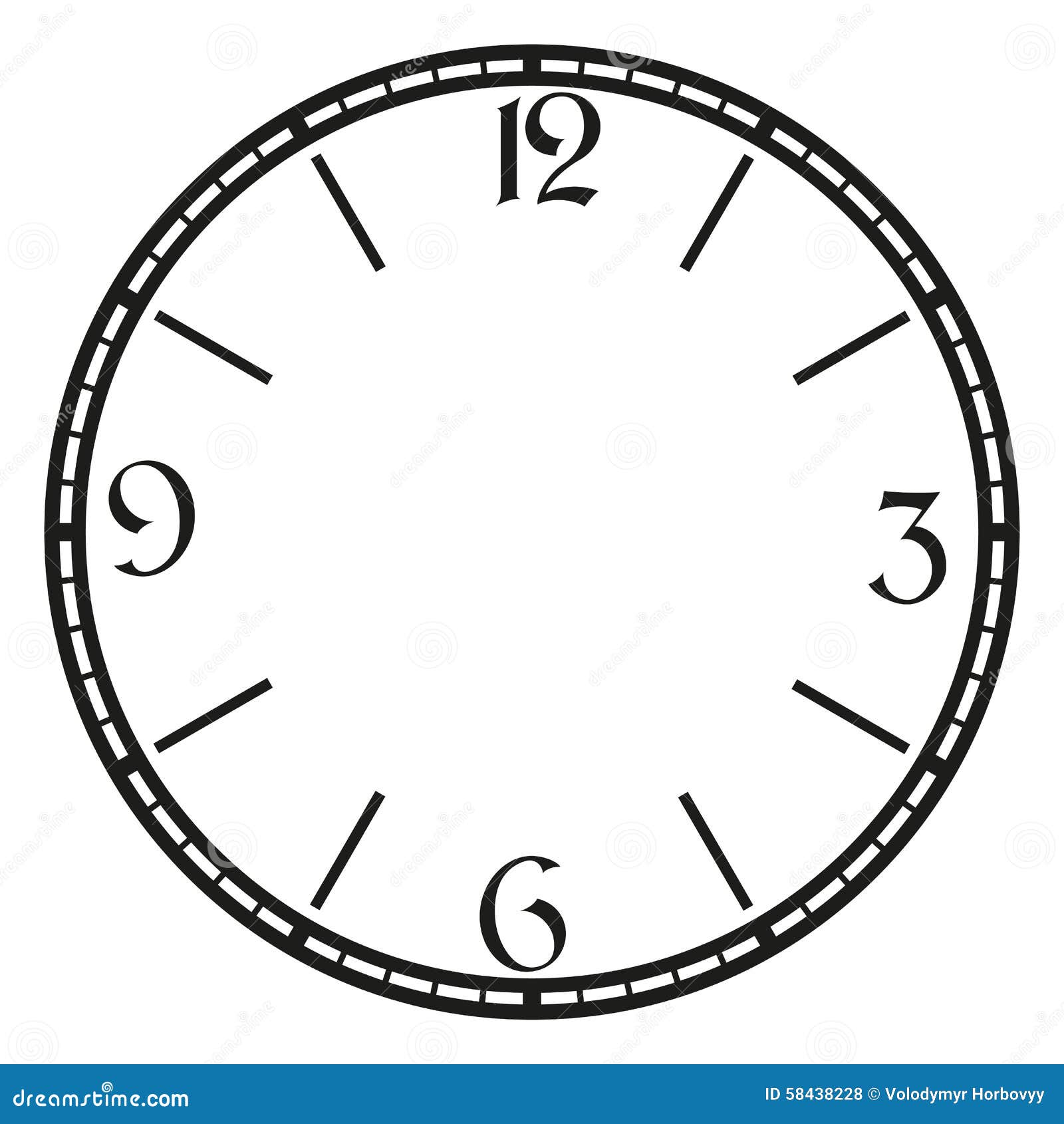 Vector vintage clock stock vector. Illustration of elegance - 58438228