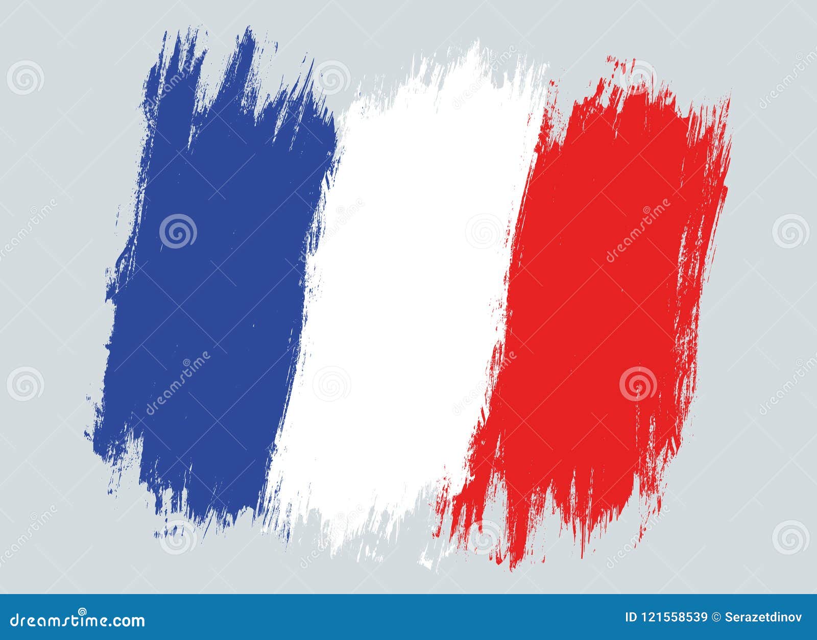 Vector Vintage France Flag. Stock Vector - Illustration of grunge ...