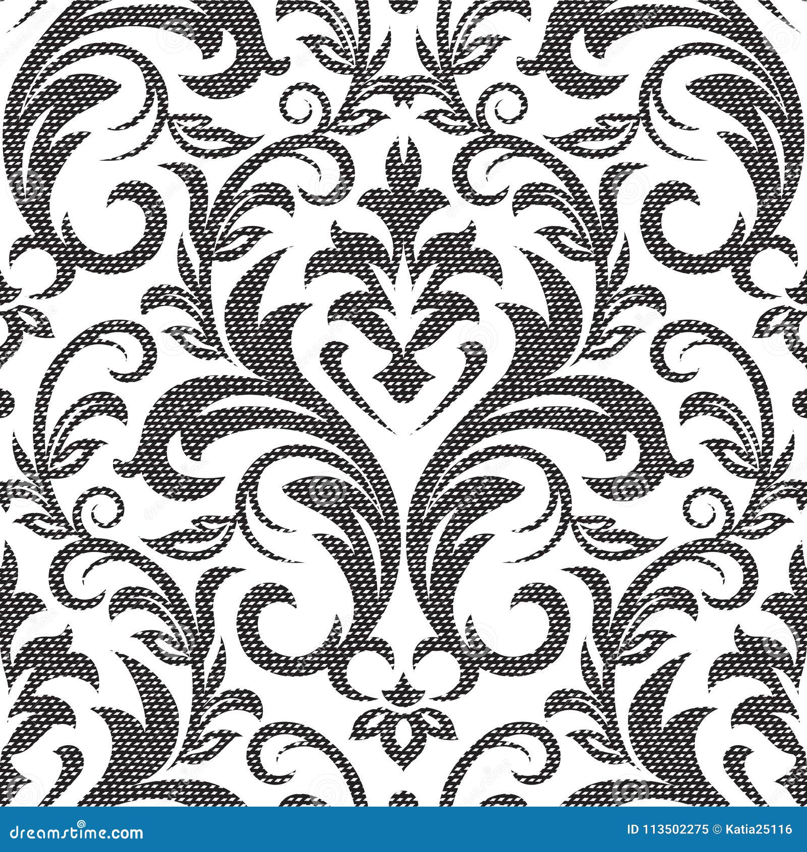 Damask Vector Patterns