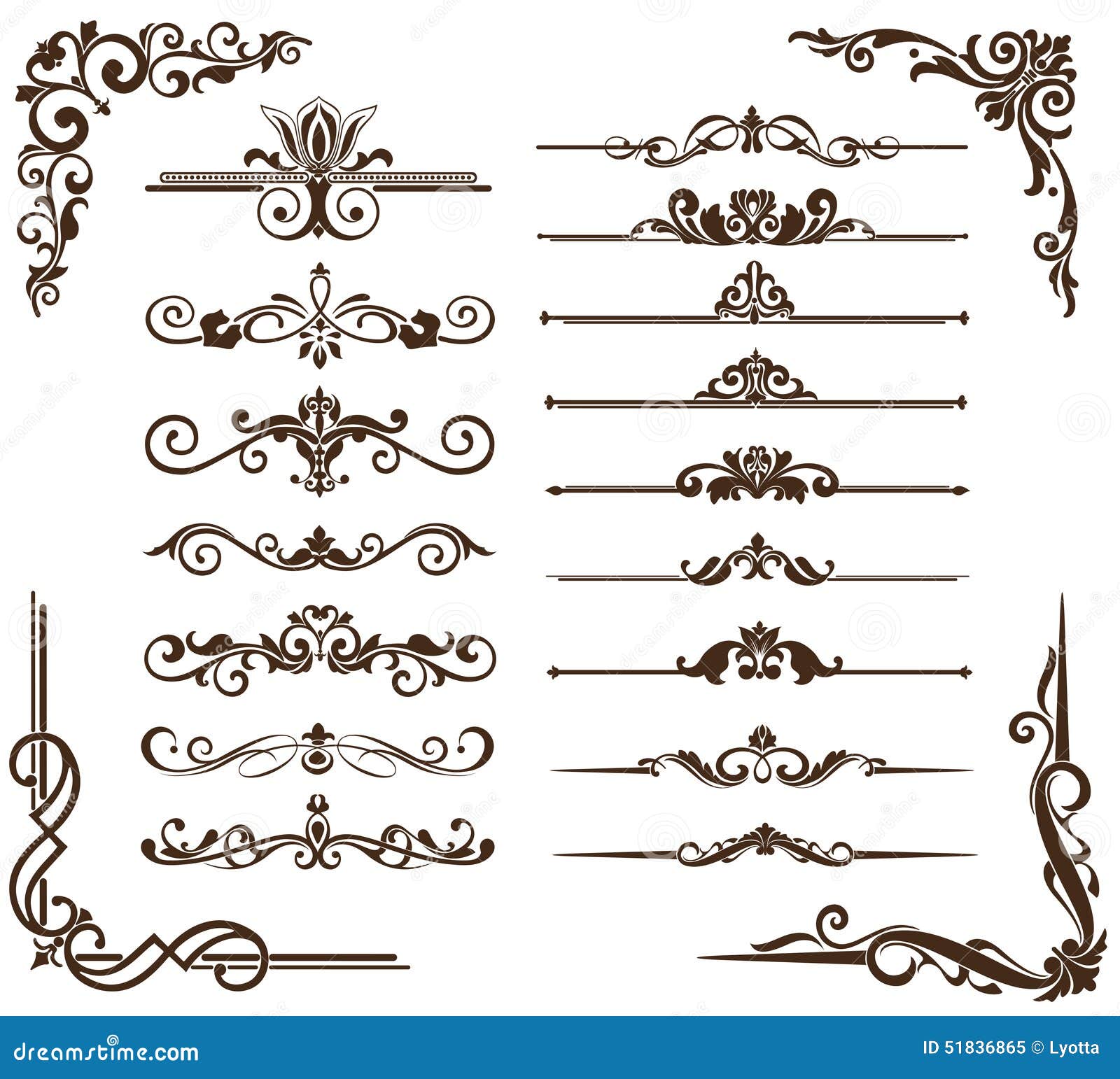 Vector Ornaments Frames, Corners, Borders | CartoonDealer.com #69155903 Vector Ornaments Frames, Corners, Borders | CartoonDealer.com #69155903