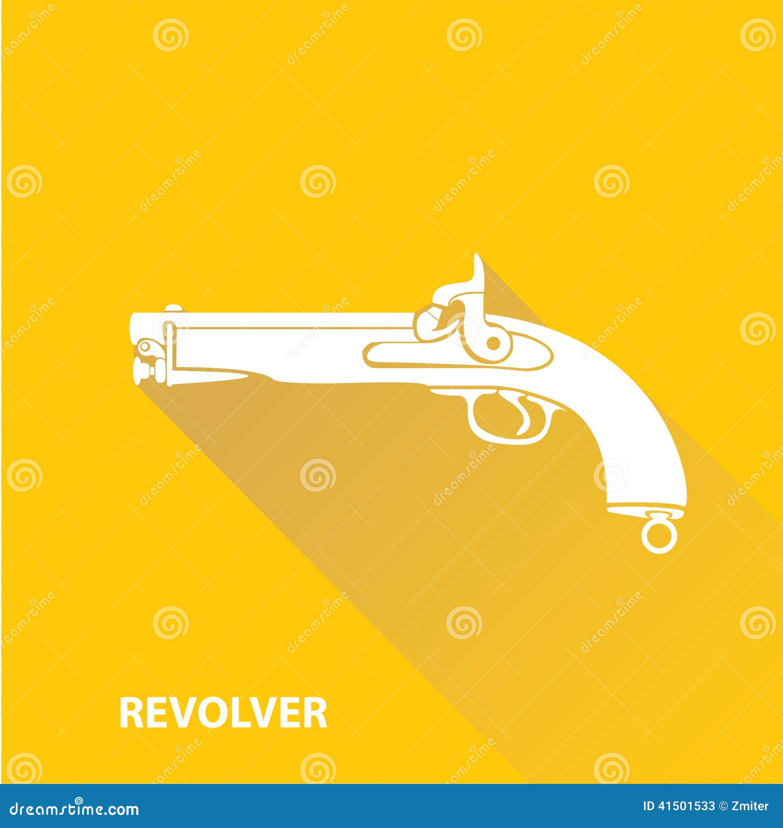Vintage Gun, Pistol Club Vector Labels, Emblems, Badges, Logos ...