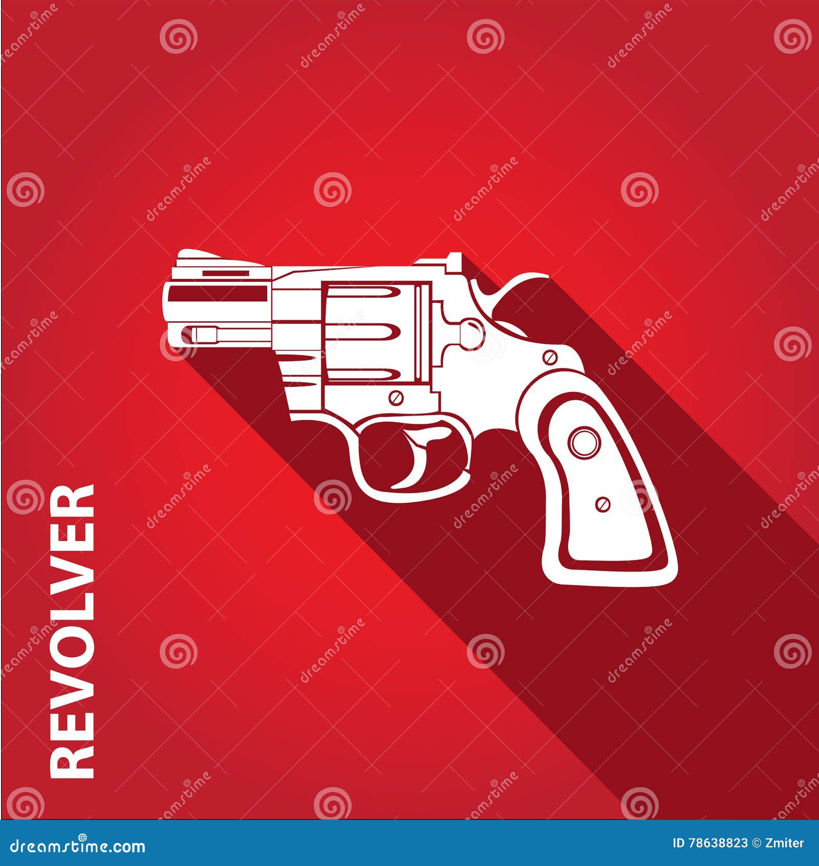 Vintage Gun, Pistol Club Vector Labels, Emblems, Badges, Logos ...