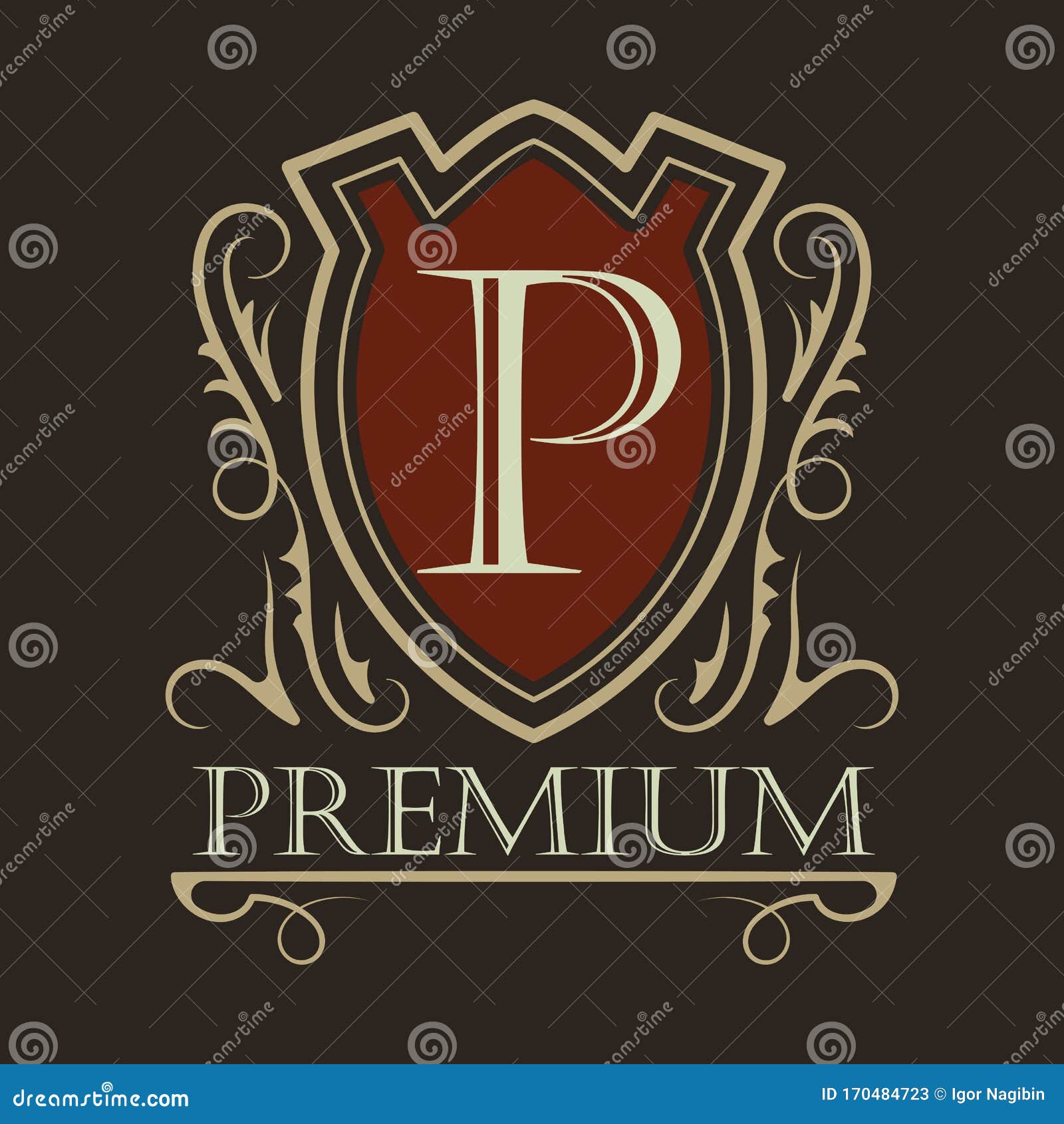 Royal Shields Nobility Heraldry Coat Of Arms Vector Set