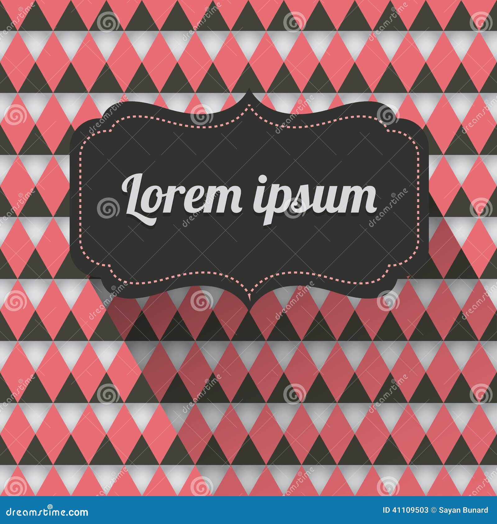 Vintage Triangle Seamless Texture Cartoon Vector | CartoonDealer.com ...