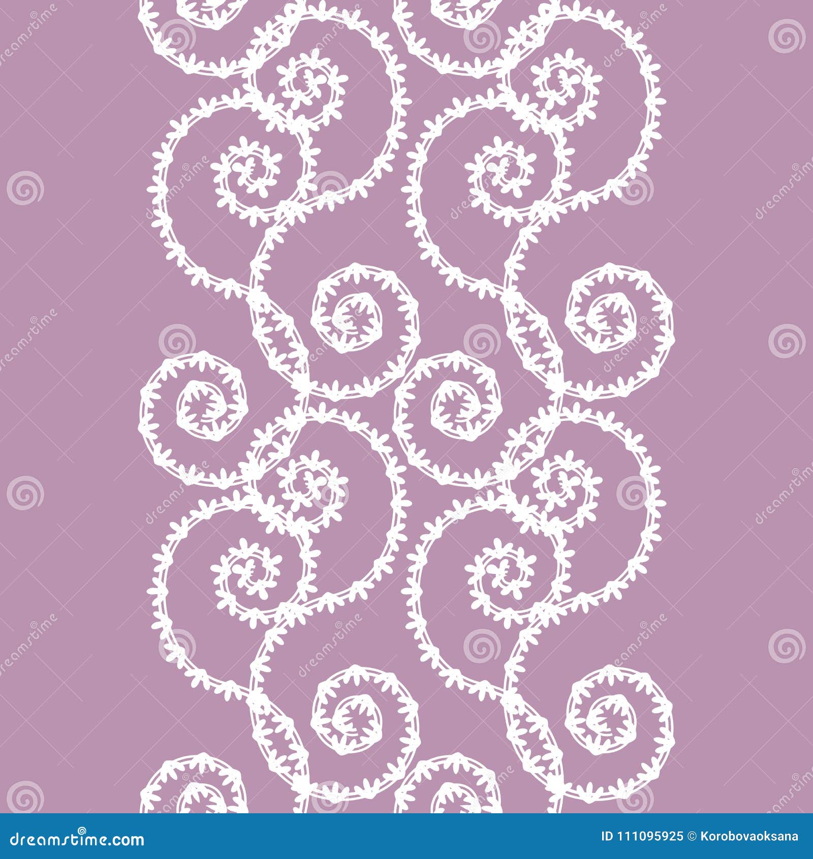 Vector Vintage Twist Line Pattern Stock Illustration - Illustration of ...