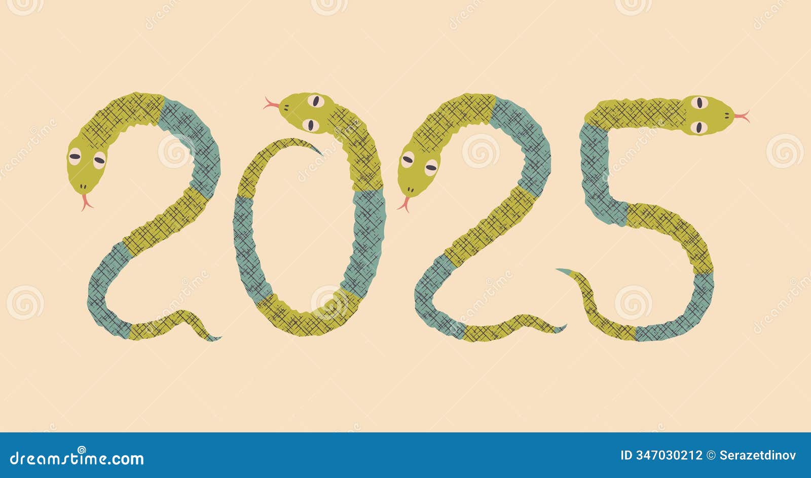 Year Of The Snake Bowl Of Noodles Coloring Page Cartoon Vector ...