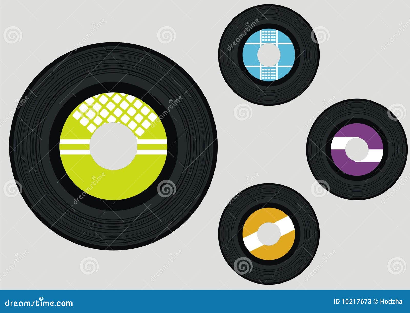 Vector vinyls stock vector. Illustration of groove, scratch - 10217673