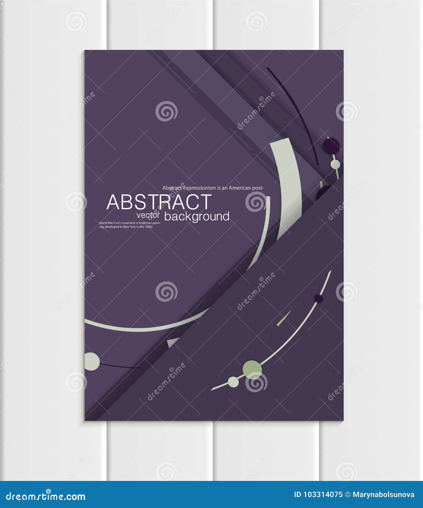Violet Brochure Design. A4 Cover Template For Brochure, Report, Catalog ...