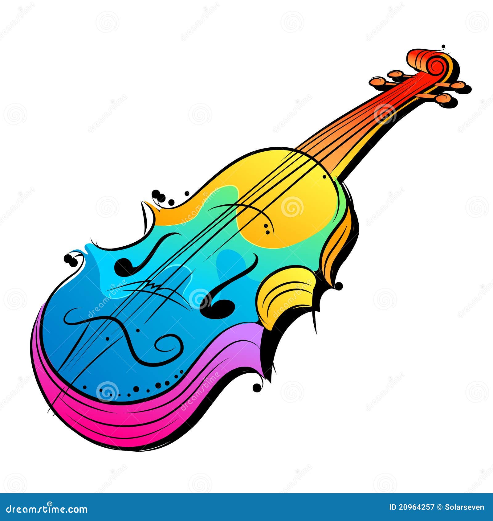 Vector Violin Design stock vector. Illustration of instrument - 20964257
