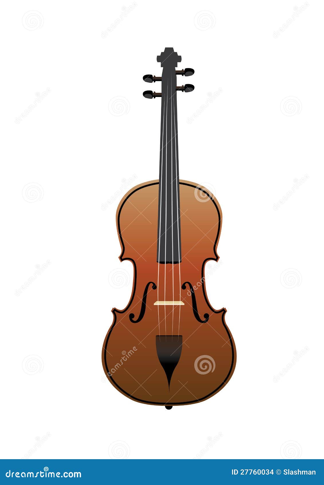 Vector Violin Illustration Stock Images - Image: 27760034