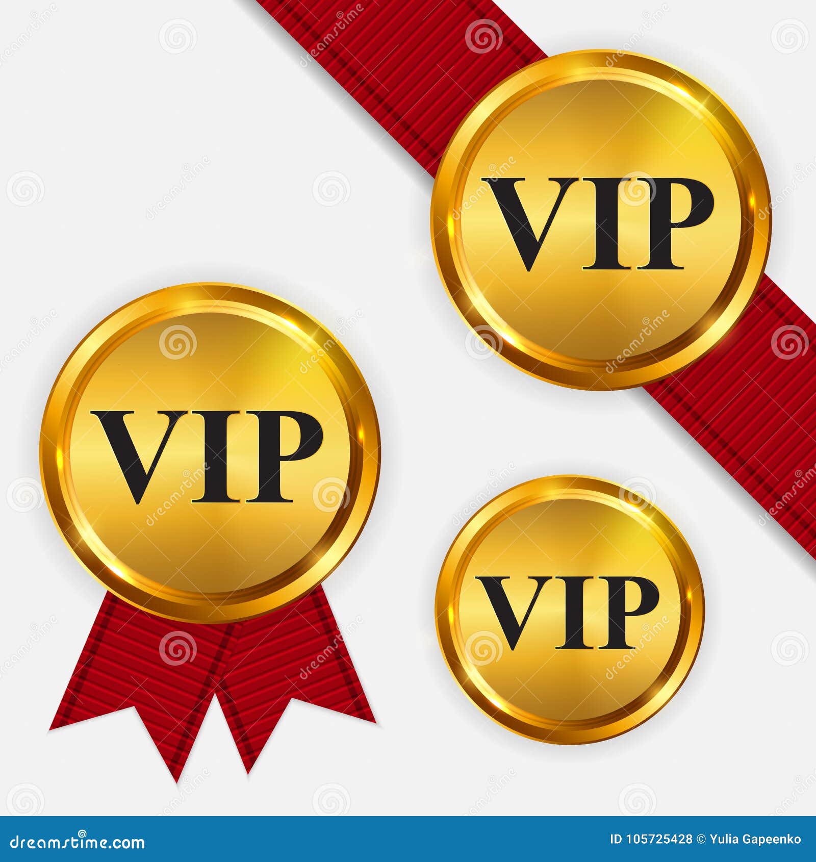 Vector VIP Members only Gold Sign, Label Template Stock Vector ...