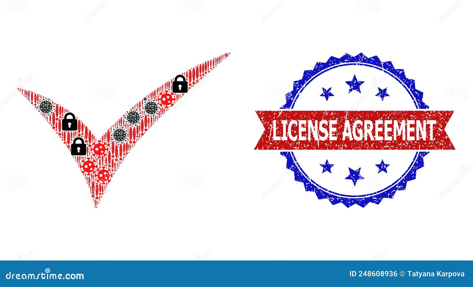 Distress Bicolor License Agreement Watermark and Covid-2019 Mosaic ... Distress Bicolor License Agreement Watermark and Covid-2019 Mosaic ...