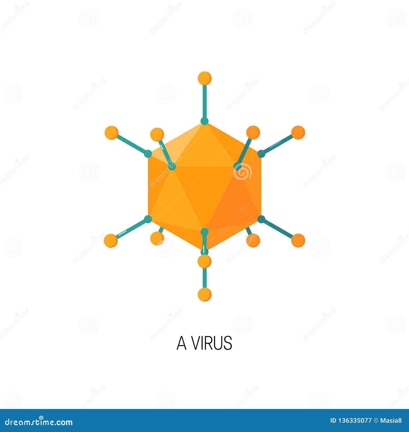 Virus Polyhedral Stock Illustrations – 37 Virus Polyhedral Stock ...