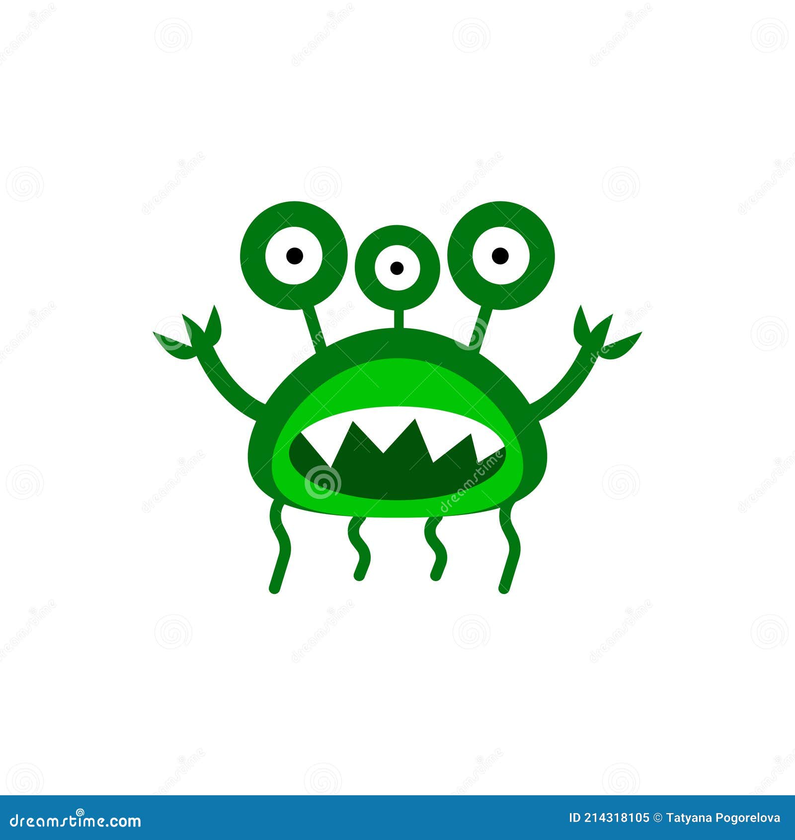 Vector Virus Isolated on White Background, Eps10 Stock Vector ...