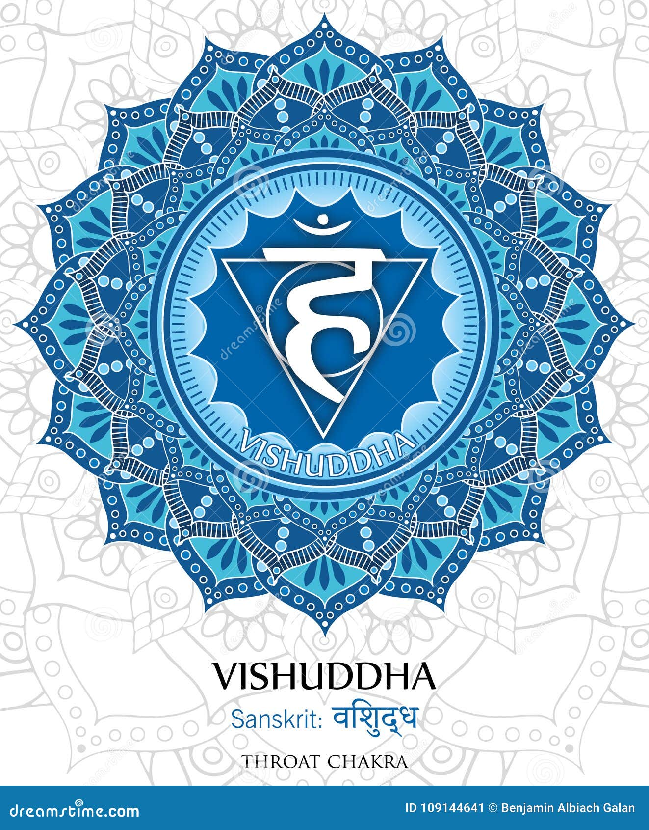 Vishudda Chakra Illustration Vector | CartoonDealer.com #217088836
