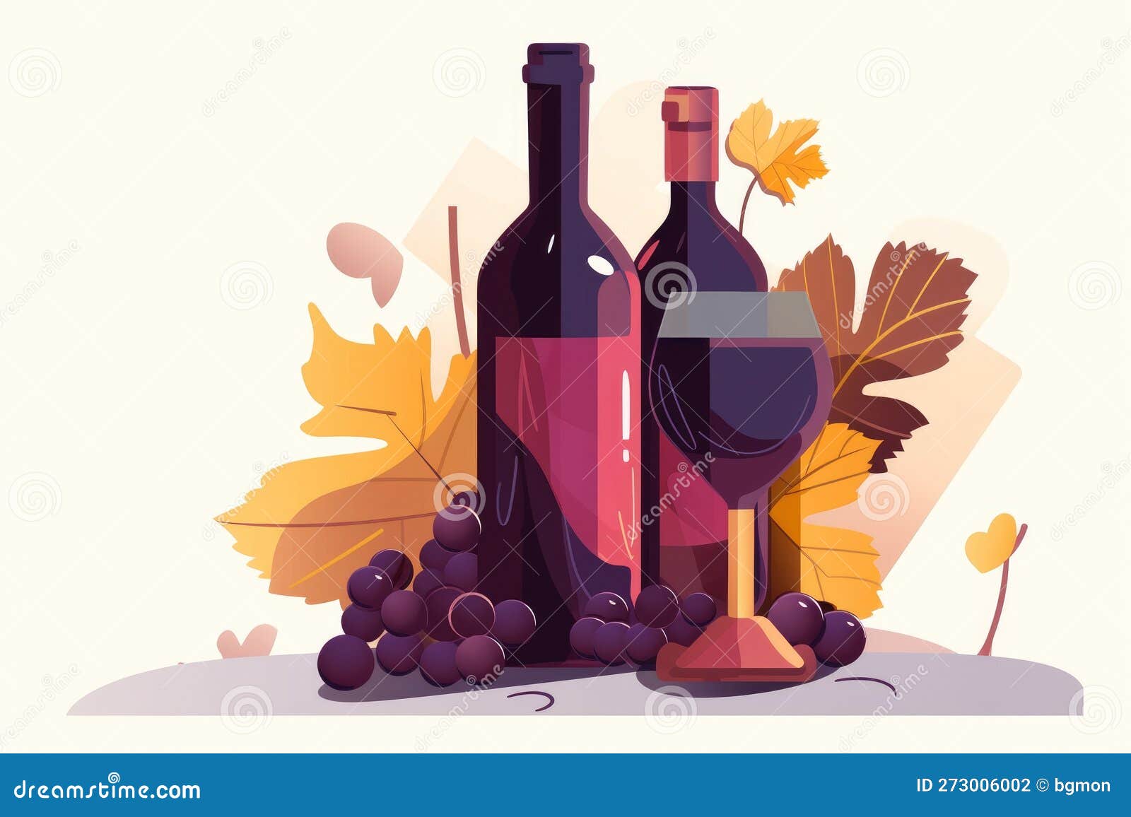 Vector Visual of a Wine Cup Shape. Generative Ai Stock Illustration ...