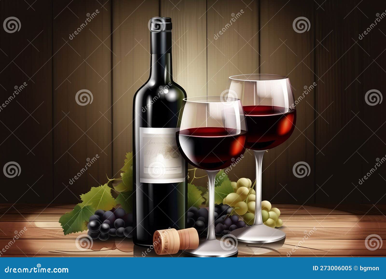 Vector Visual of a Wine Cup Symbol. Generative Ai Stock Illustration ...