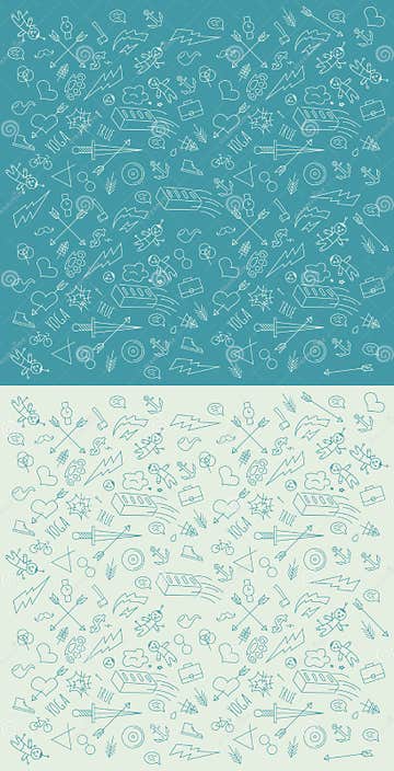 Vector voodoo pattern stock vector. Illustration of doodle - 51912162