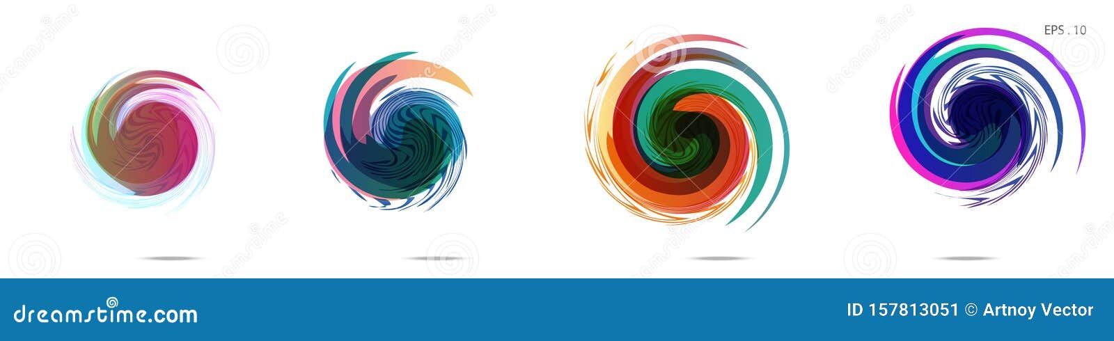 Vector Vortex with a White Background Stock Vector - Illustration of ...