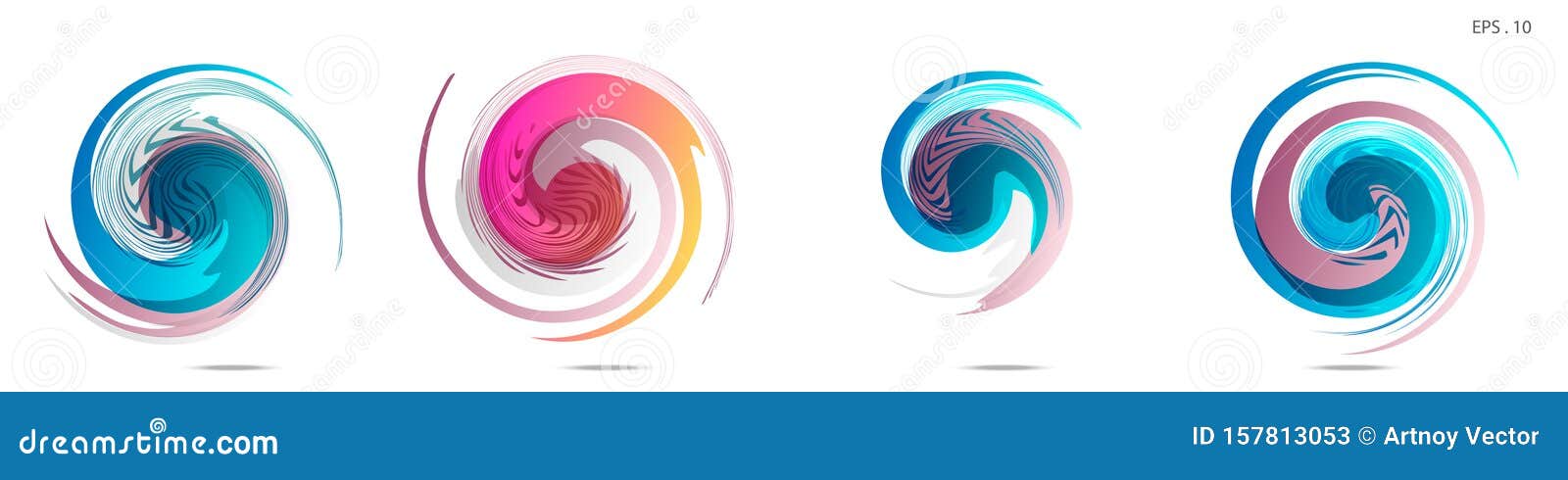Vector Vortex with a White Background Stock Vector - Illustration of ...