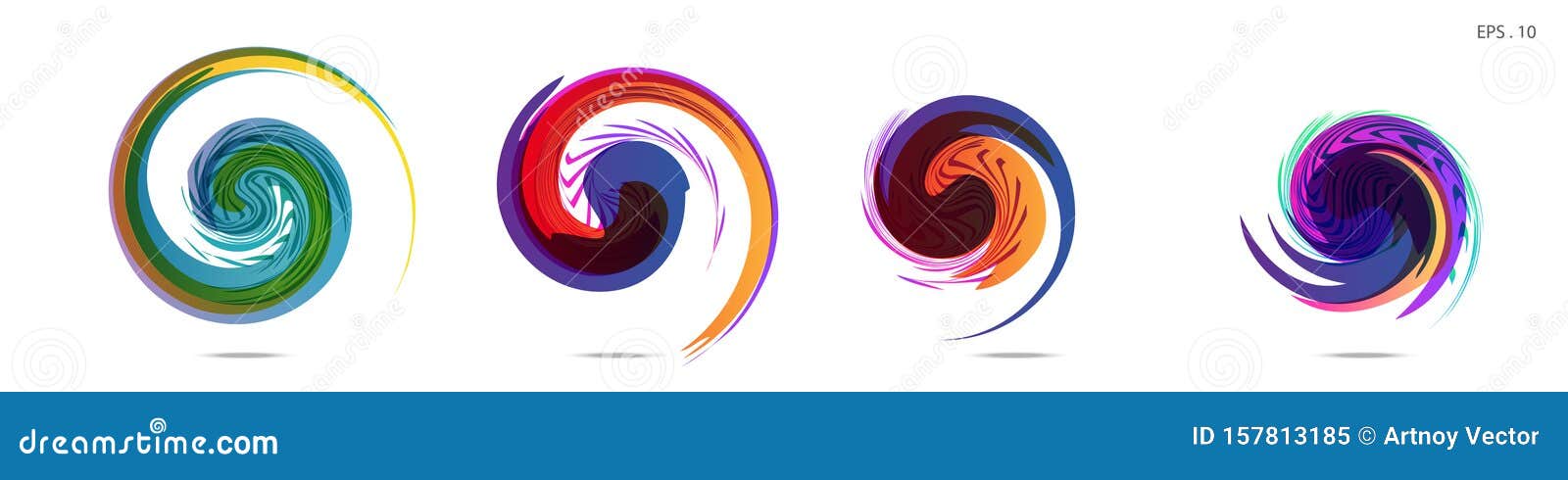 Vector Vortex with a White Background Stock Vector - Illustration of ...