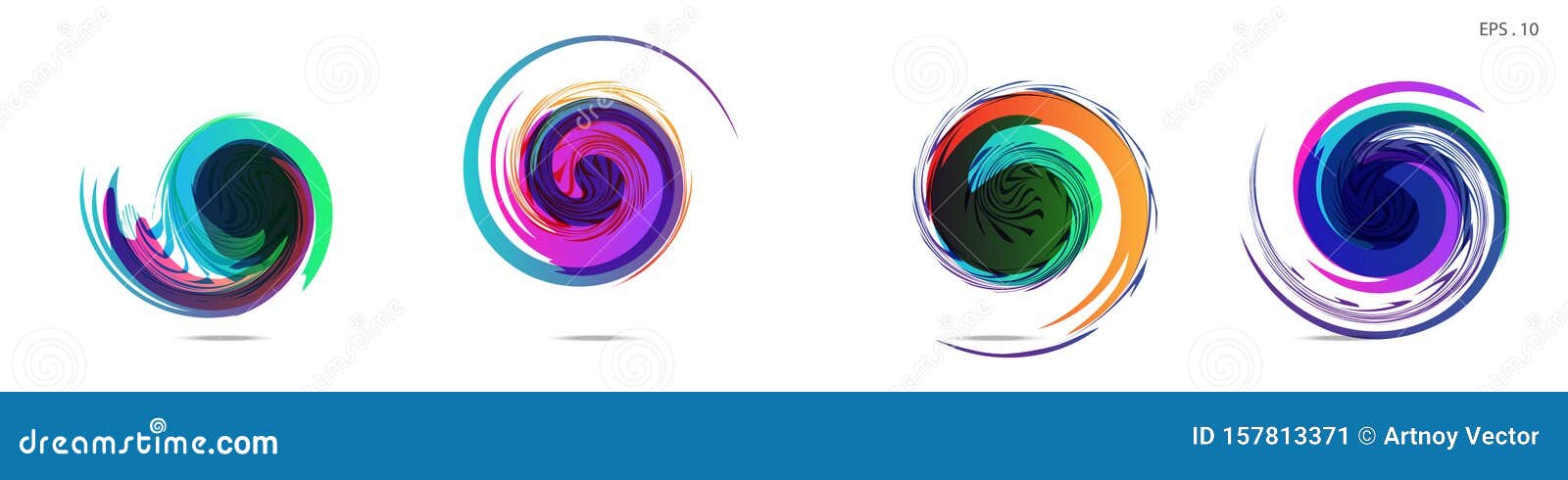 Vector Vortex with a White Background Stock Vector - Illustration of ...